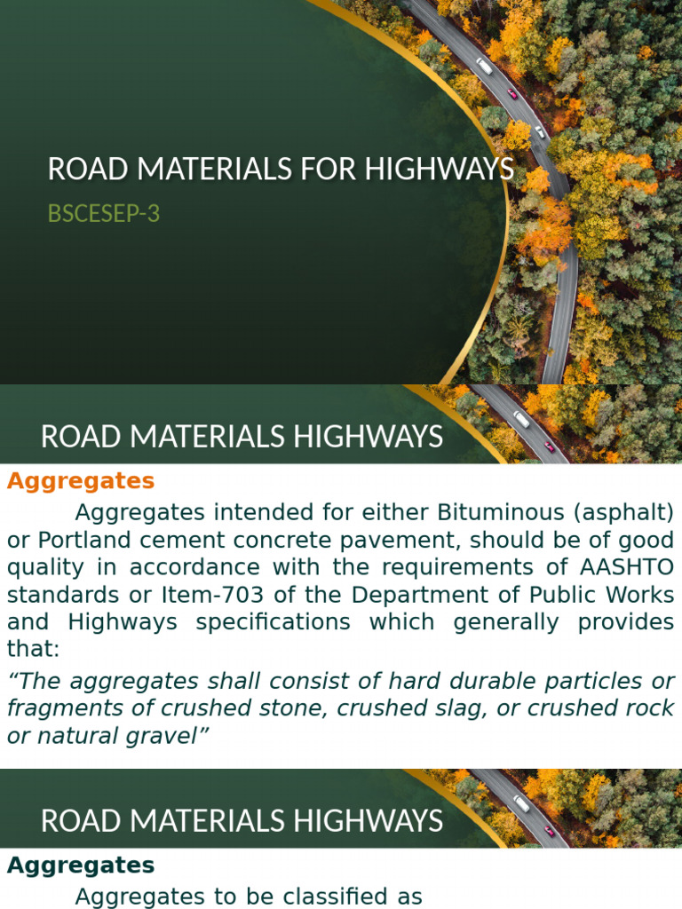 Week 12 - Road Materials | PDF