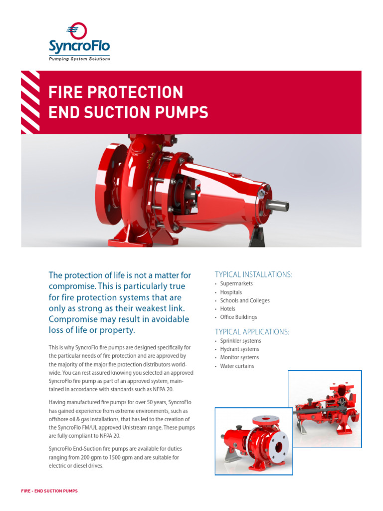SyncroFlo Fire Protection End Suction | PDF