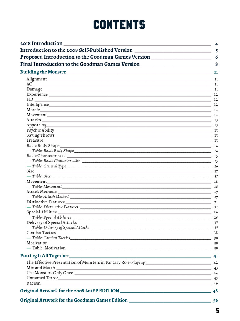 Random Esoteric Creature Generator For Classic Fantasy Role-Playing ...