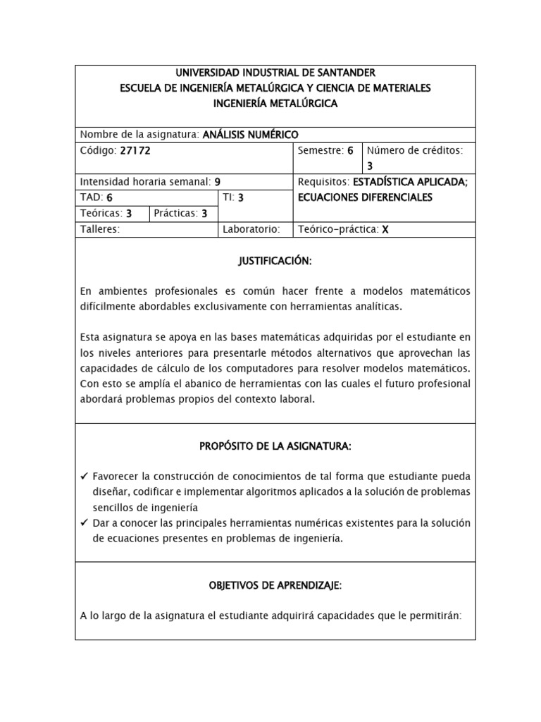 Analisis Numerico | PDF Analisis Numerico | PDF
