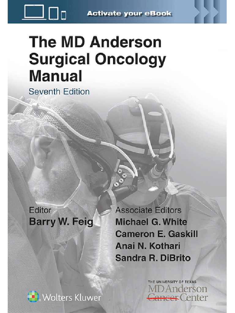 The MD Anderson Oncology 1 | PDF