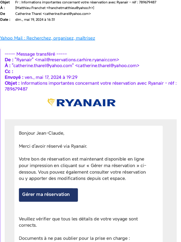 Document Yahoo Mail - FR - Informations Importantes Concernant Votre ...
