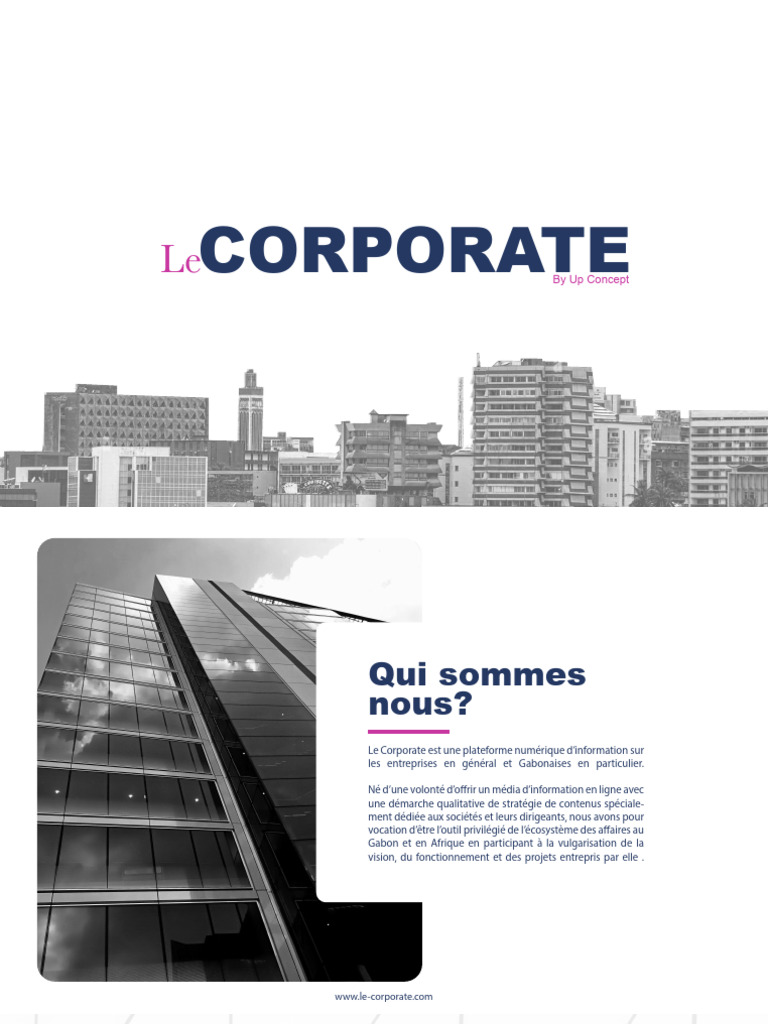 Plaquette LE-CORPORATE | PDF