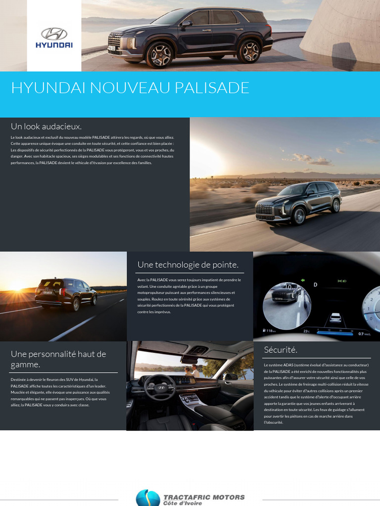 Brochure Hyundai Nouveau Palisade FR | PDF