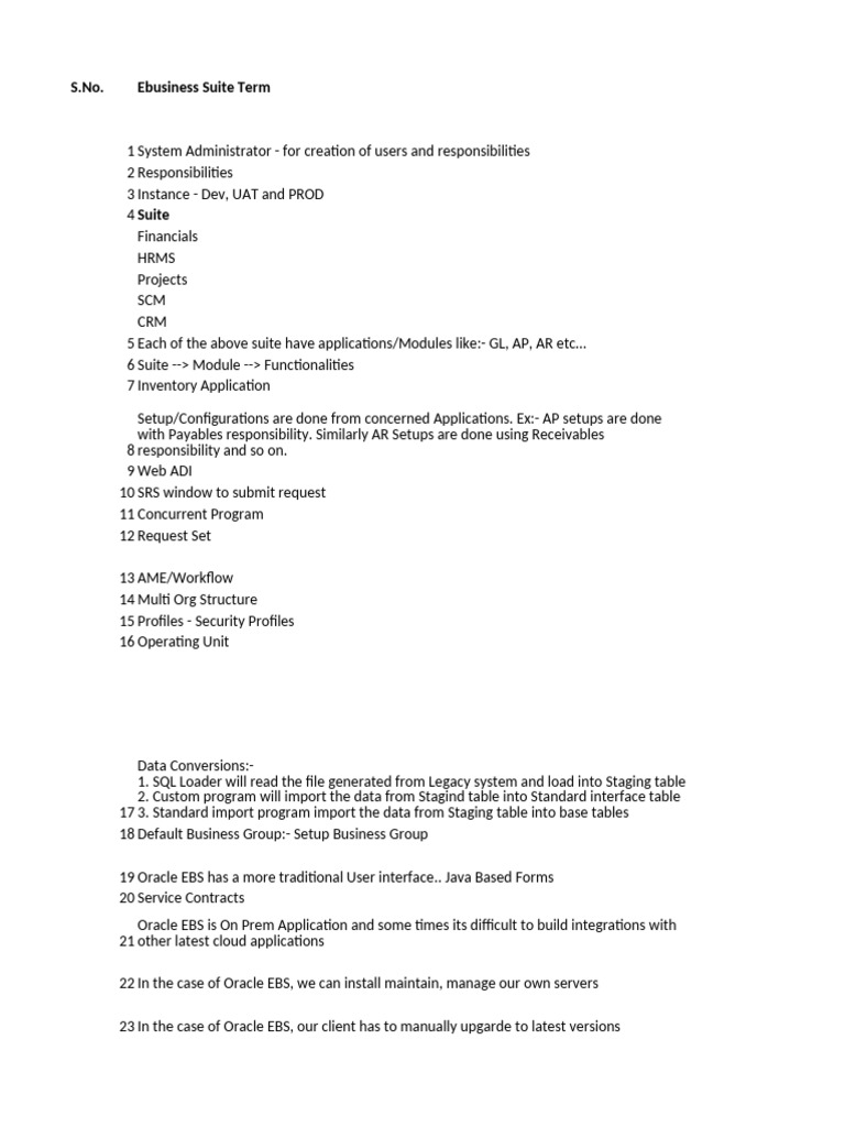 Fusion Financial Terminology | PDF