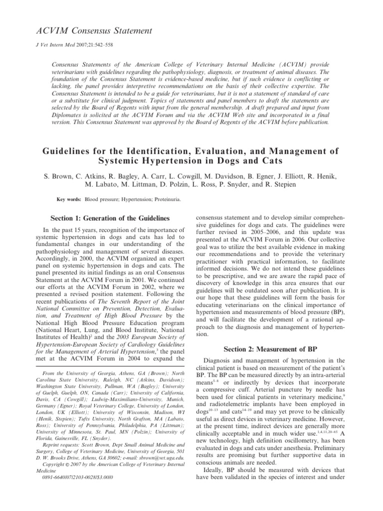 Guidelines For The Identification, Evaluation, and Management of | PDF