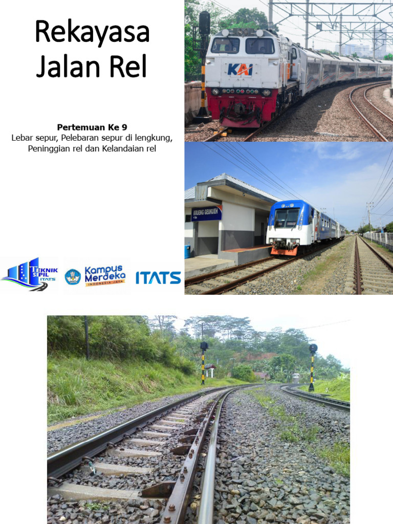 Pertemuan 9 - Rekayasa Jalan Rel | PDF