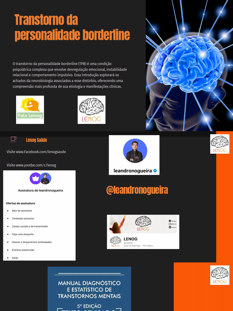 Transtorno Personalidade Borderline PDF | PDF