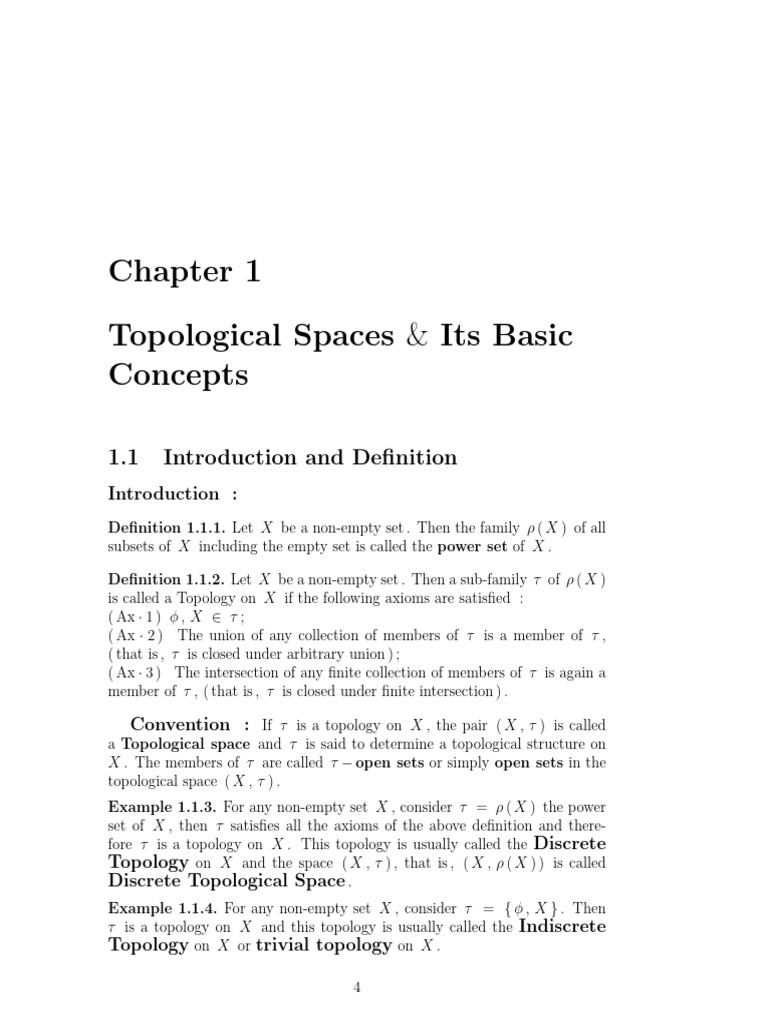 Class Note on Topology-4-44 | PDF