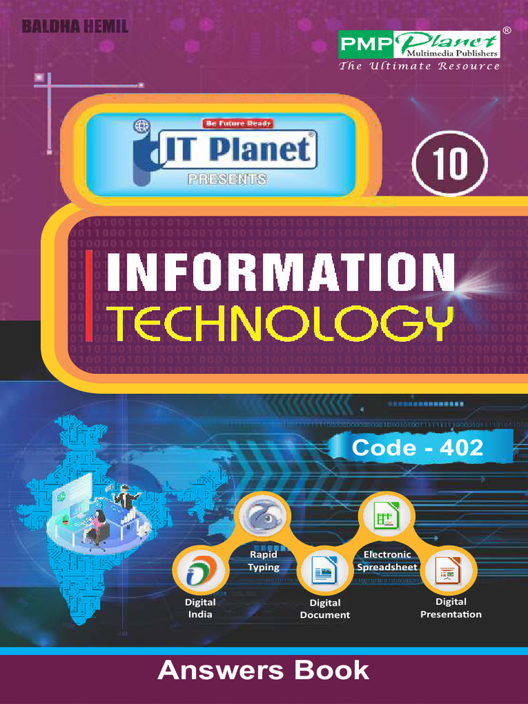 IT Code 402 Book 10 Answerkey | PDF | Databases | Table (Database)