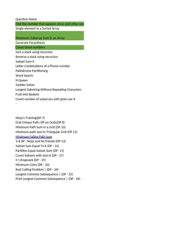 DSA Important Questions | PDF DSA Important Questions | PDF