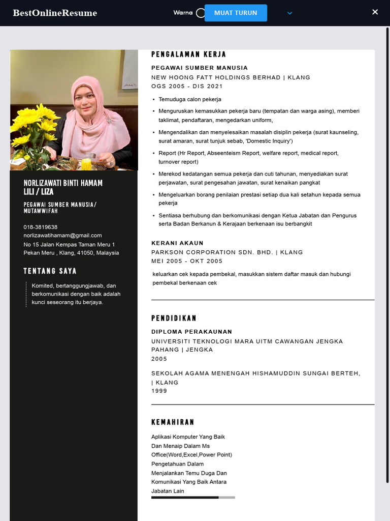 Resume 2 | PDF
