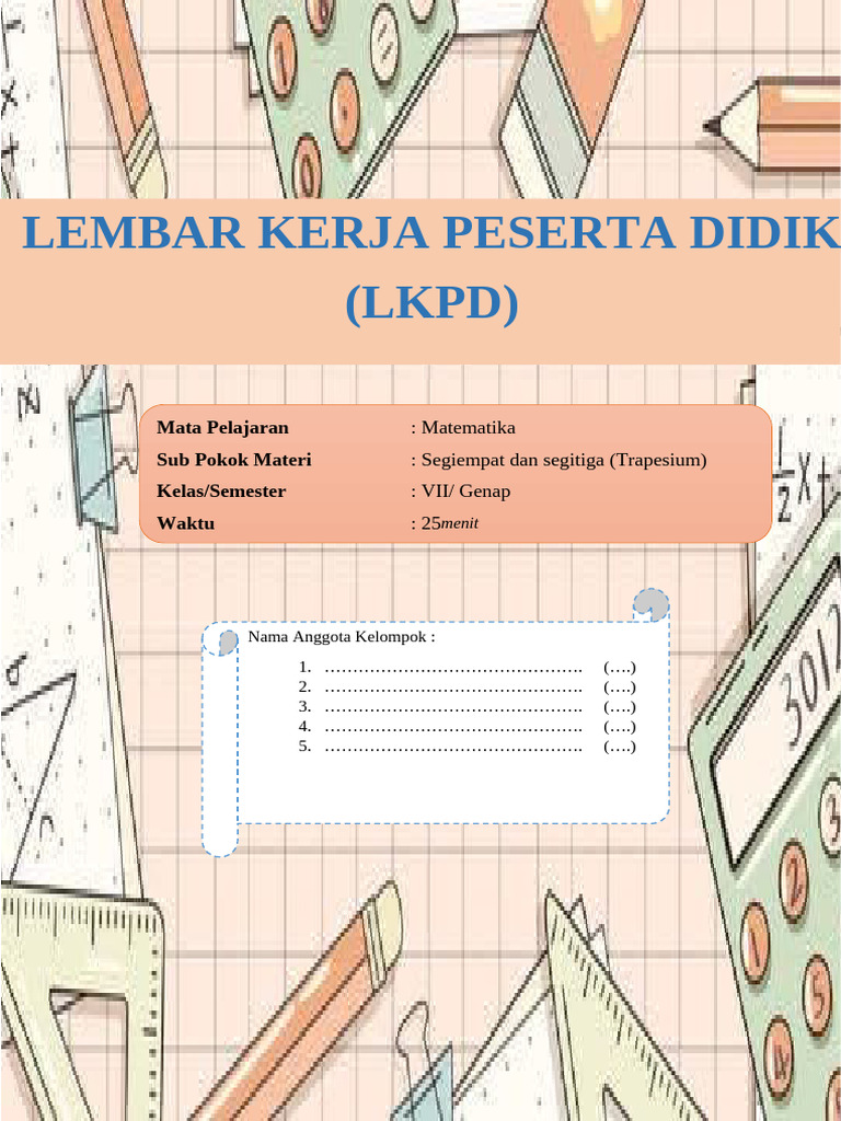 LKPD - Segiempat Dan Segitiga | PDF