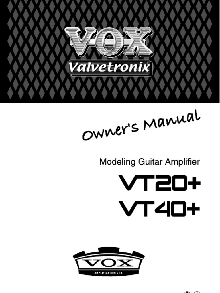 VT20+ - 40+ Owner's Manual | PDF