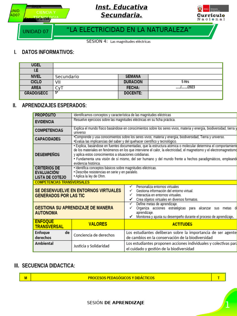 D-5º Ses Act 4-Cyt-Und 7 | PDF