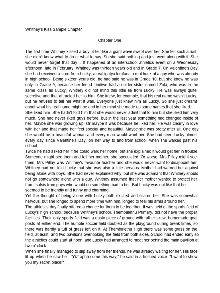 Whitney's Kiss Sample Chapter2 | PDF