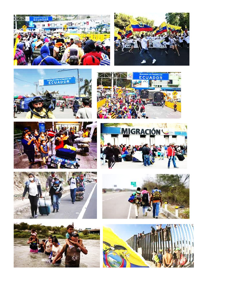 Migracion en Ecuador Collague | PDF