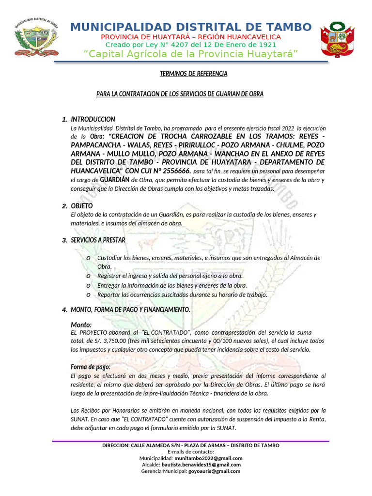 Tdr-Guardian - De-Obra Okkkk | PDF