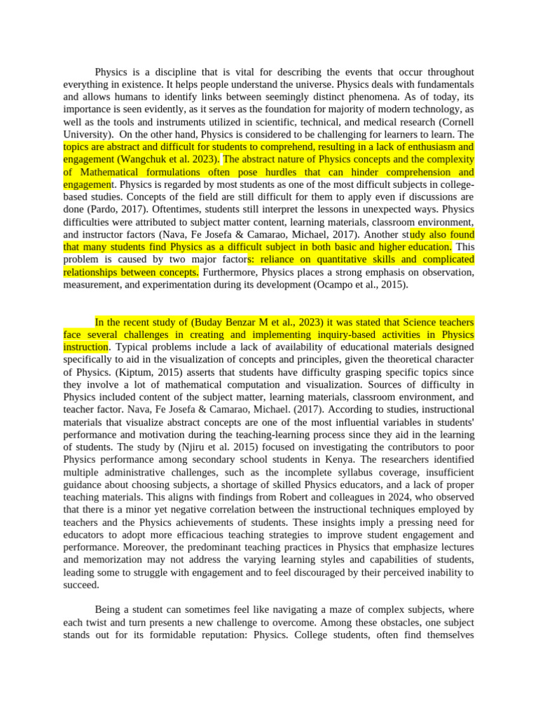 Physics Is A Discipline That Is Vital For Describing The Events That Occur Throughout Everything ...