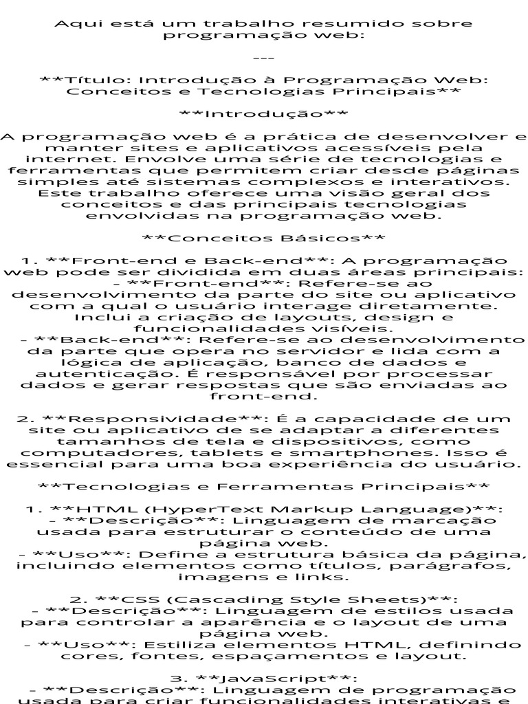 Programação | PDF