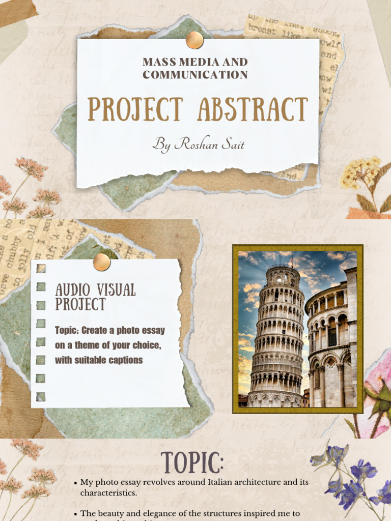 Mass Media & Communication Project Abstract Grade 11 | PDF