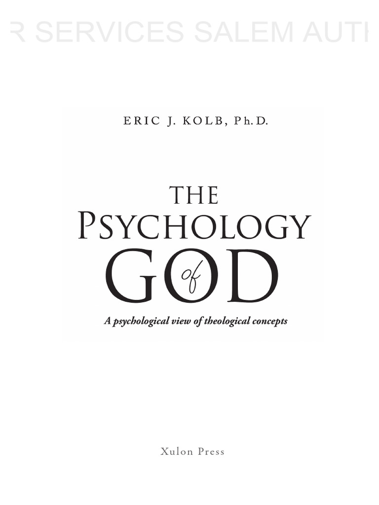 The Psychology of God A Psychological Vi | PDF