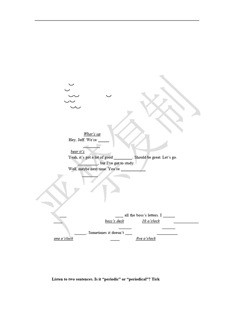 U12 Key & Script | PDF