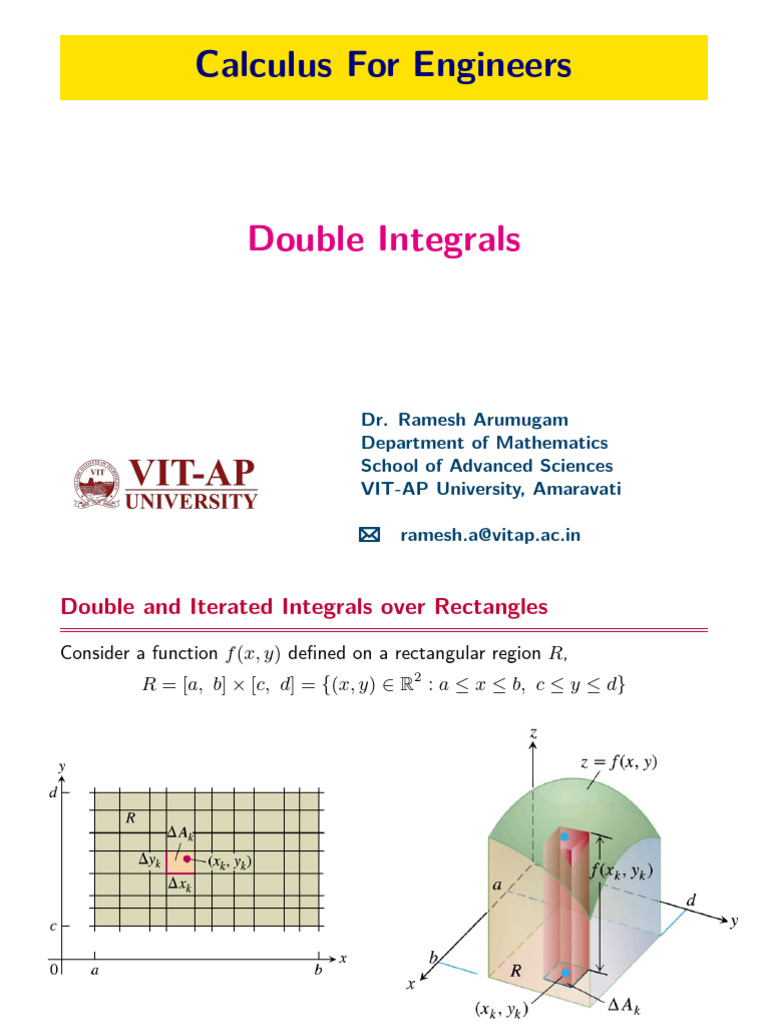 Double Integrals | PDF