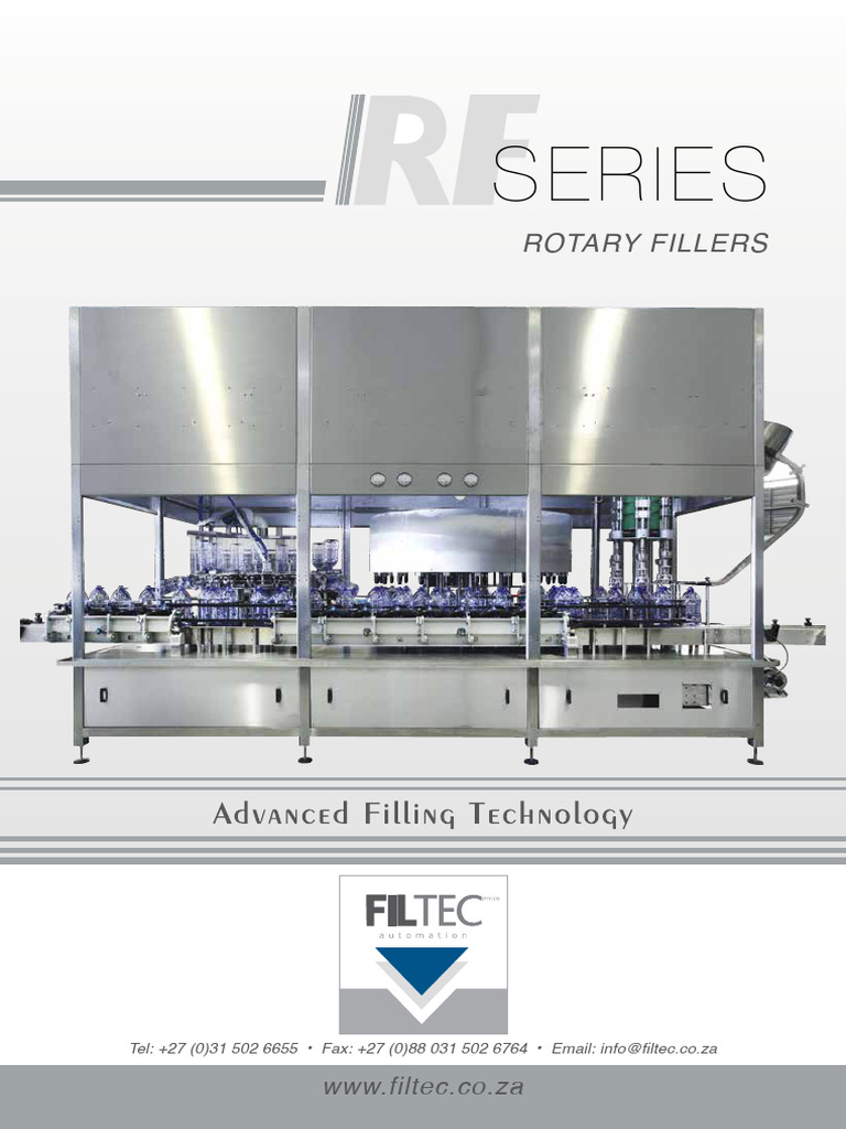 RF Series - General Rotary Fillers | PDF