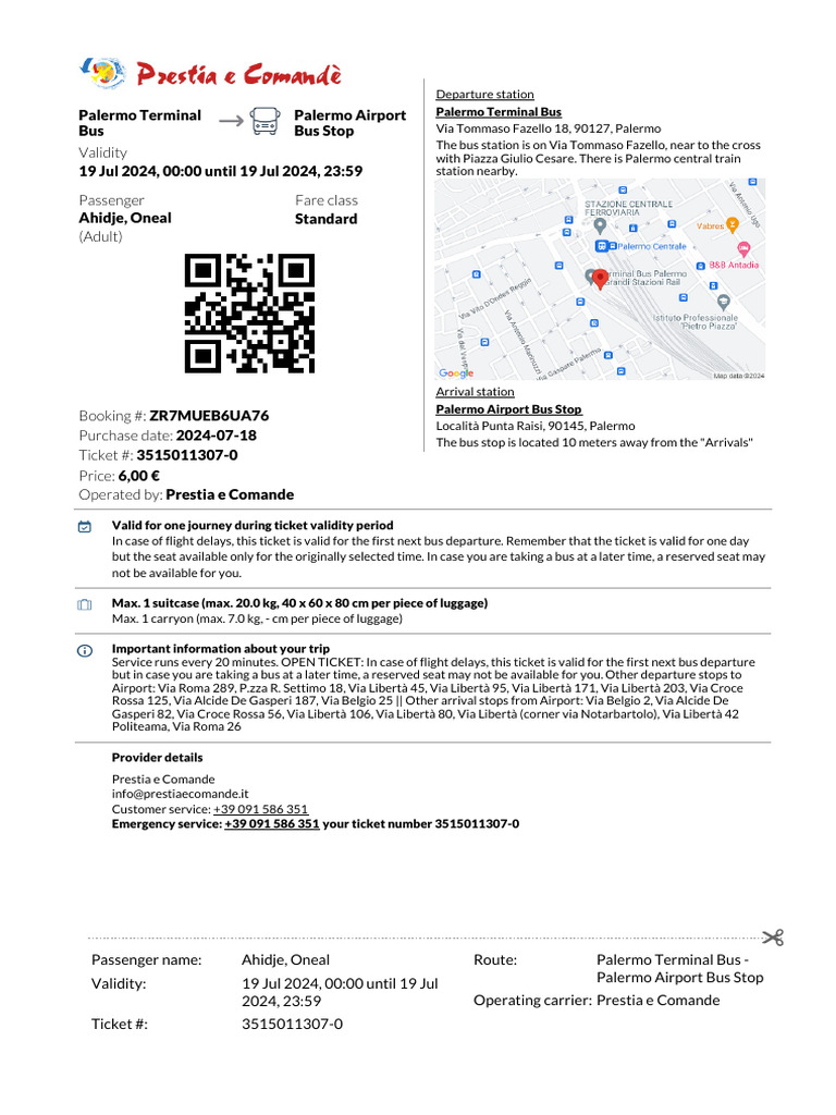 Omio Mobile Tickets 3EE538 | PDF