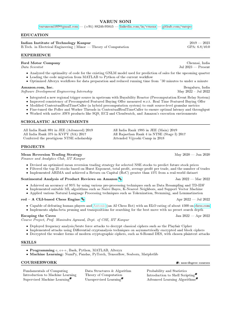 Coles Resume Template | PDF