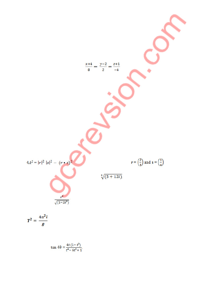 Uneb Uace Pure Maths 2018 | PDF