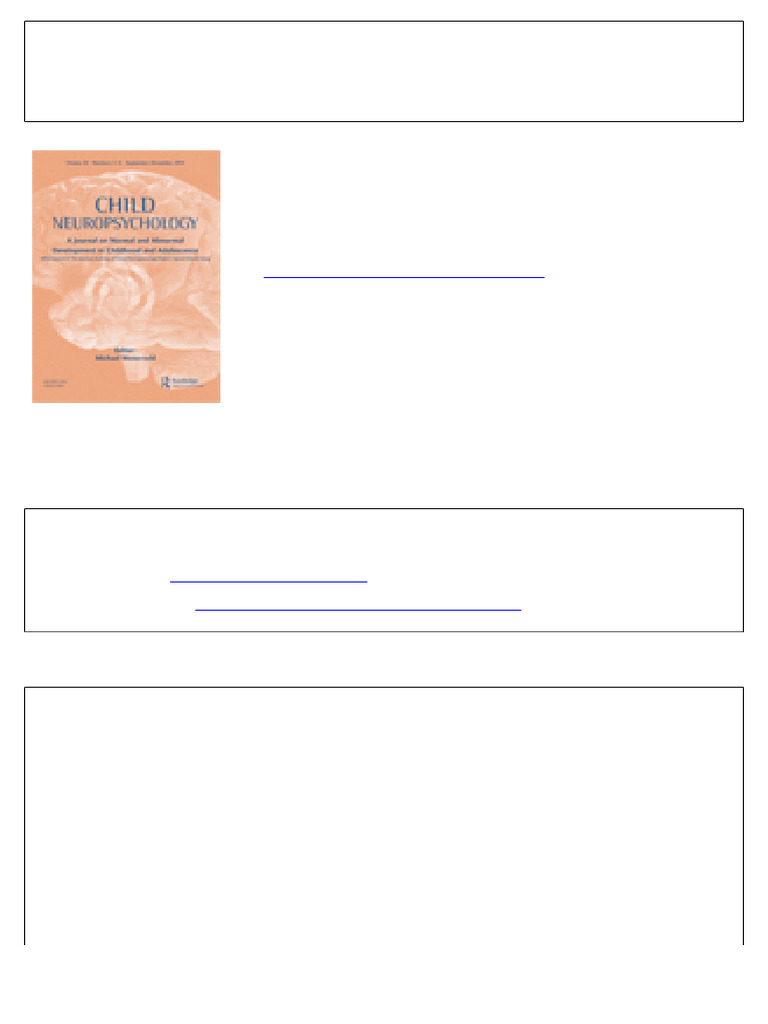 BRIEF-P.test review and clinical guideline for use | PDF