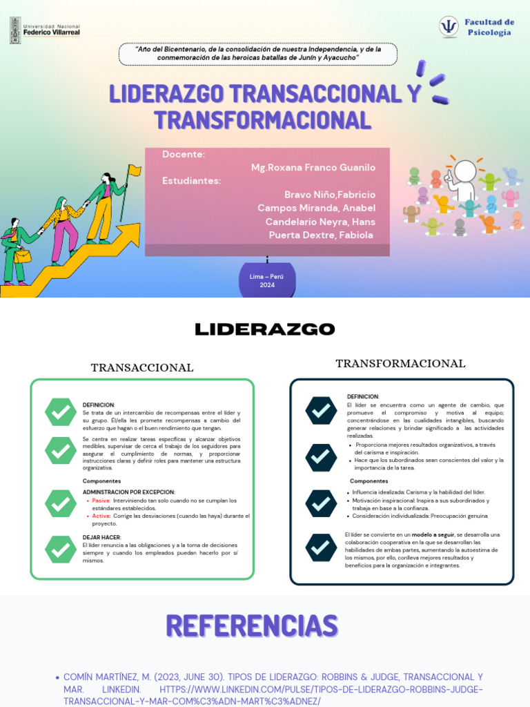Liderazgo Transaccional y Transformacional | PDF