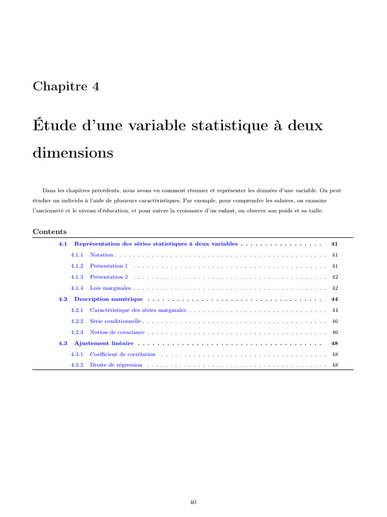 Cours Stat Chap4 (40-45) | PDF