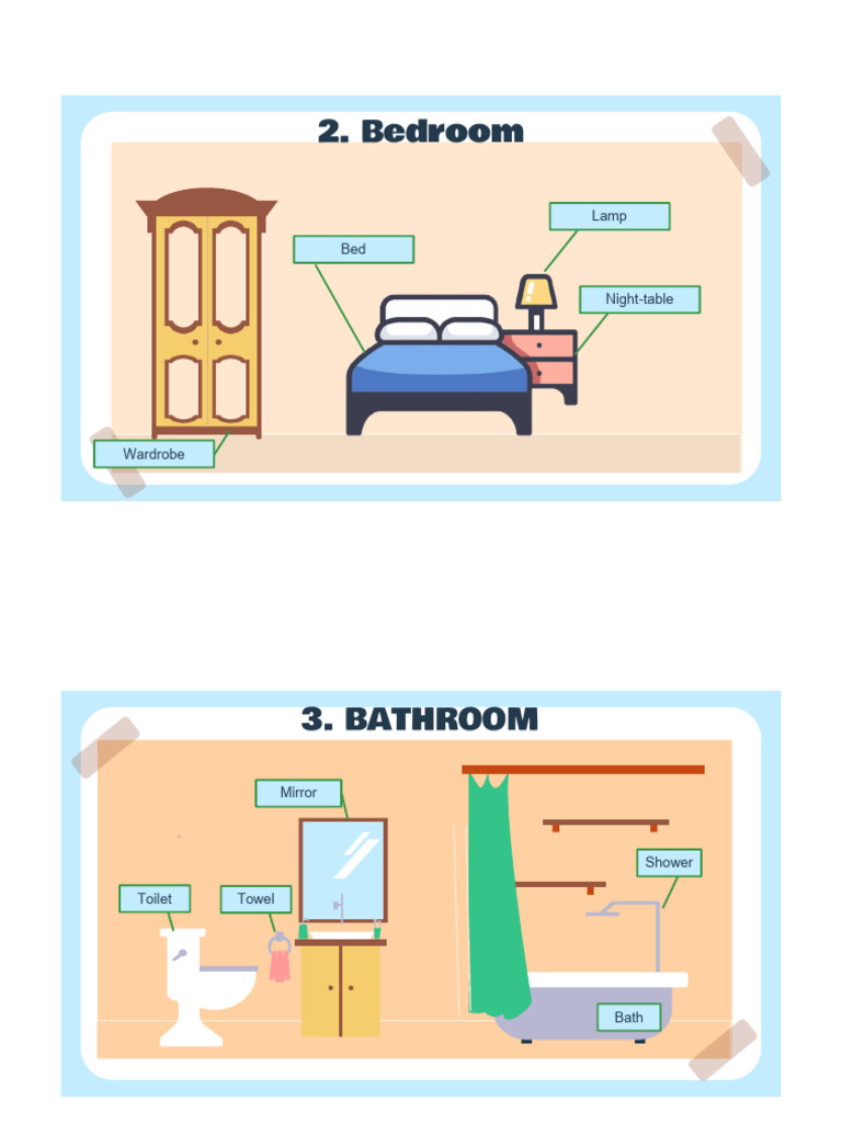 Unit 3 - My House - Vocabulario | PDF