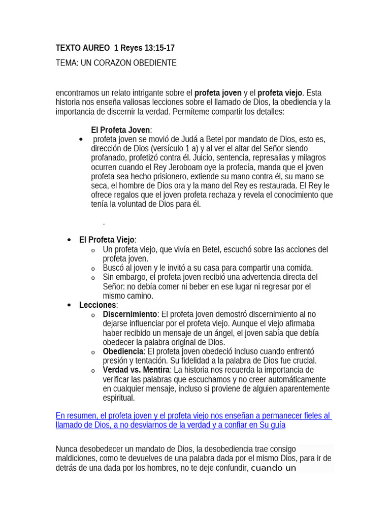 Un Corazon Obediente | PDF