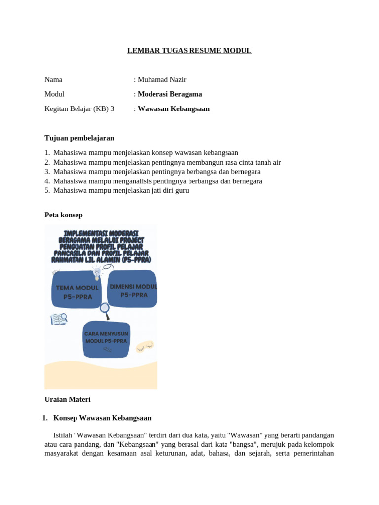 LEMBAR TUGAS RESUME MODUL 11 KB 3 | PDF | Politics Of Indonesia ...
