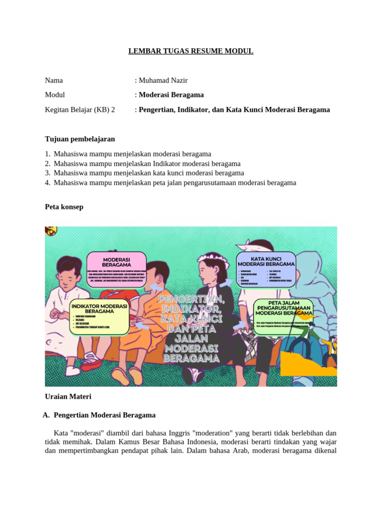 Lembar Tugas Resume Modul 11 KB 2 | PDF | Monotheistic Religions ...