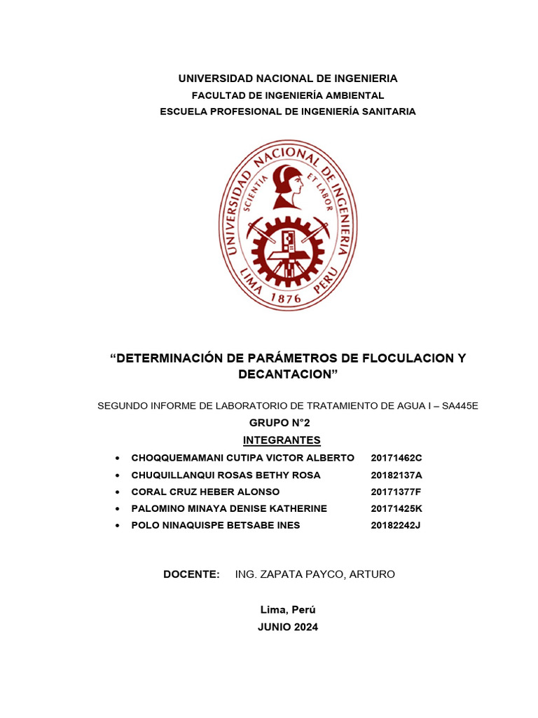 Laboratorio 2 Grupo 2 2024 1 Listo | PDF