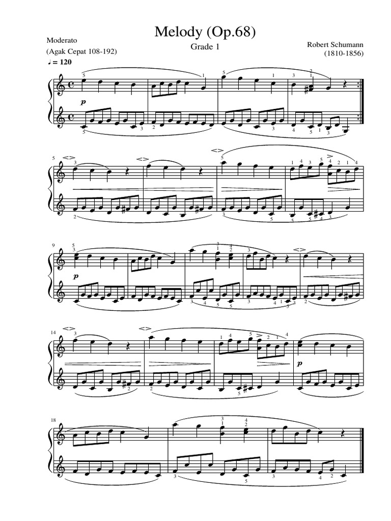 15. Melody Op.68 - Piano Grade 1 (SFILE.MOBI) | PDF