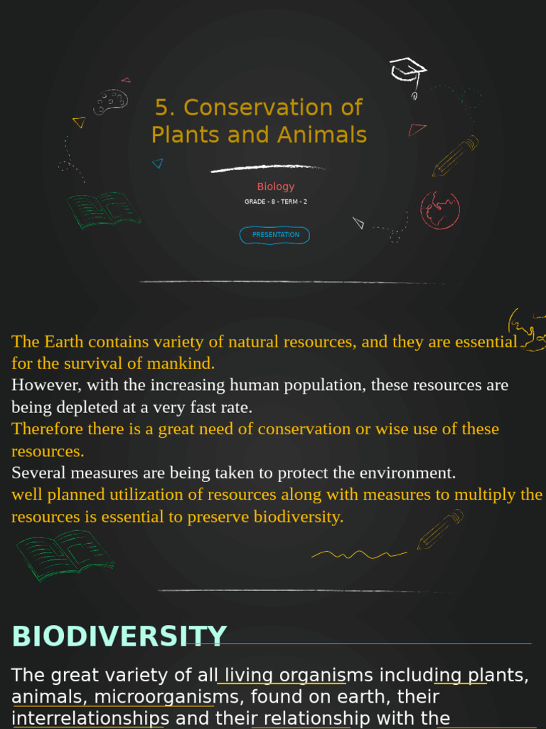 5.conservation of Plants and Animals Class 8 Science | PDF