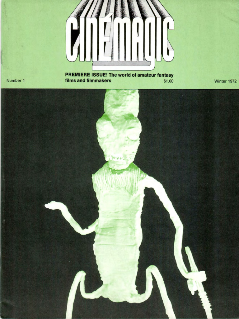 Cinemagic Number 1 - Winter 1972 | PDF