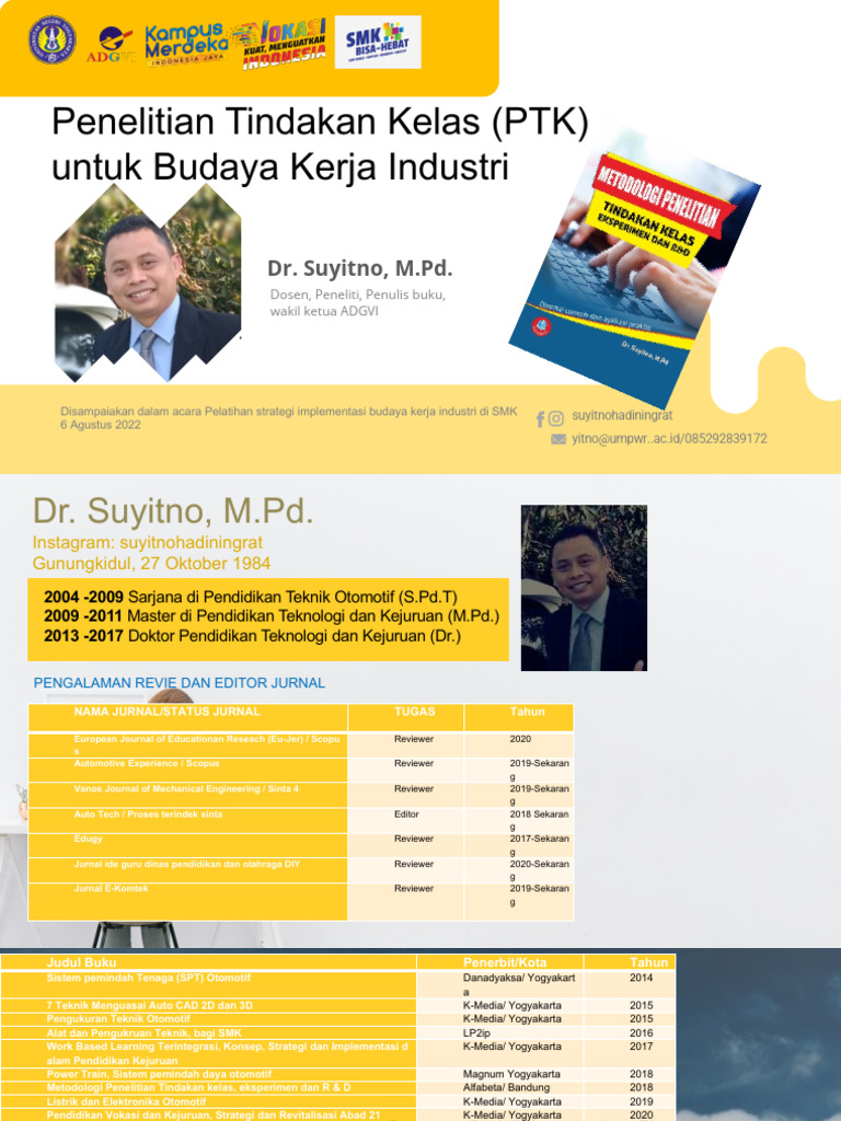 Materi Dr. Suyitno, M.Pd. - ADGVI | PDF