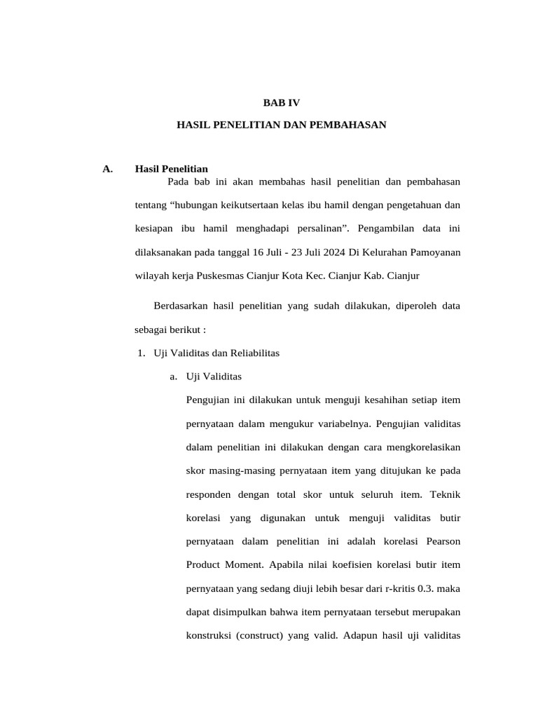 BAB IV Bu Yani | PDF