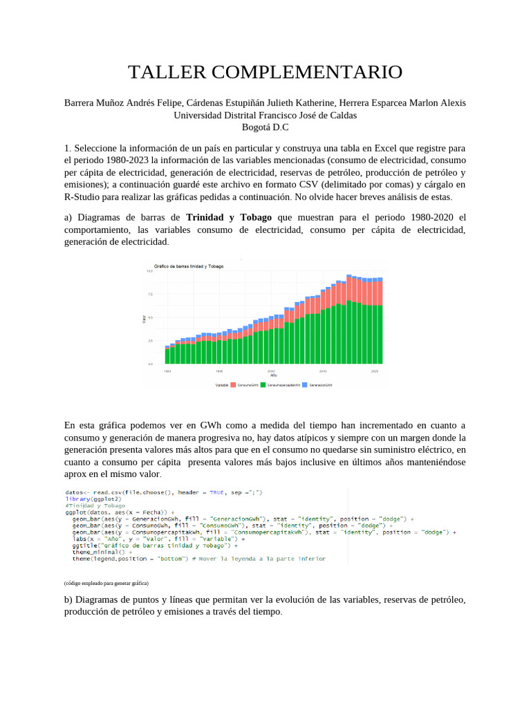 Taller Complementario | PDF