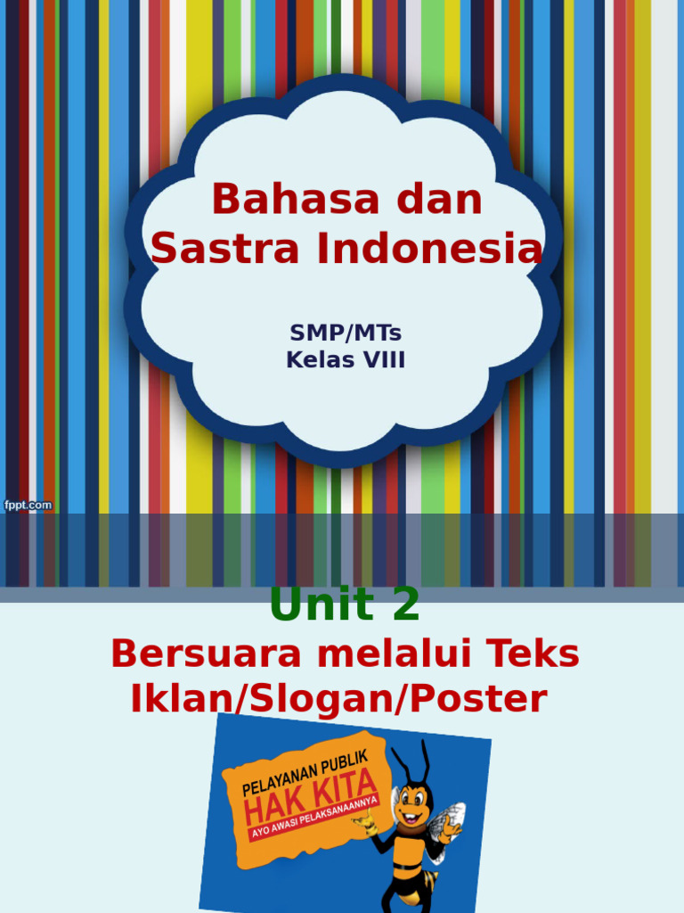 Unit 2 - Bersuara Melalui Teks Iklan, Poster, Slogan | PDF