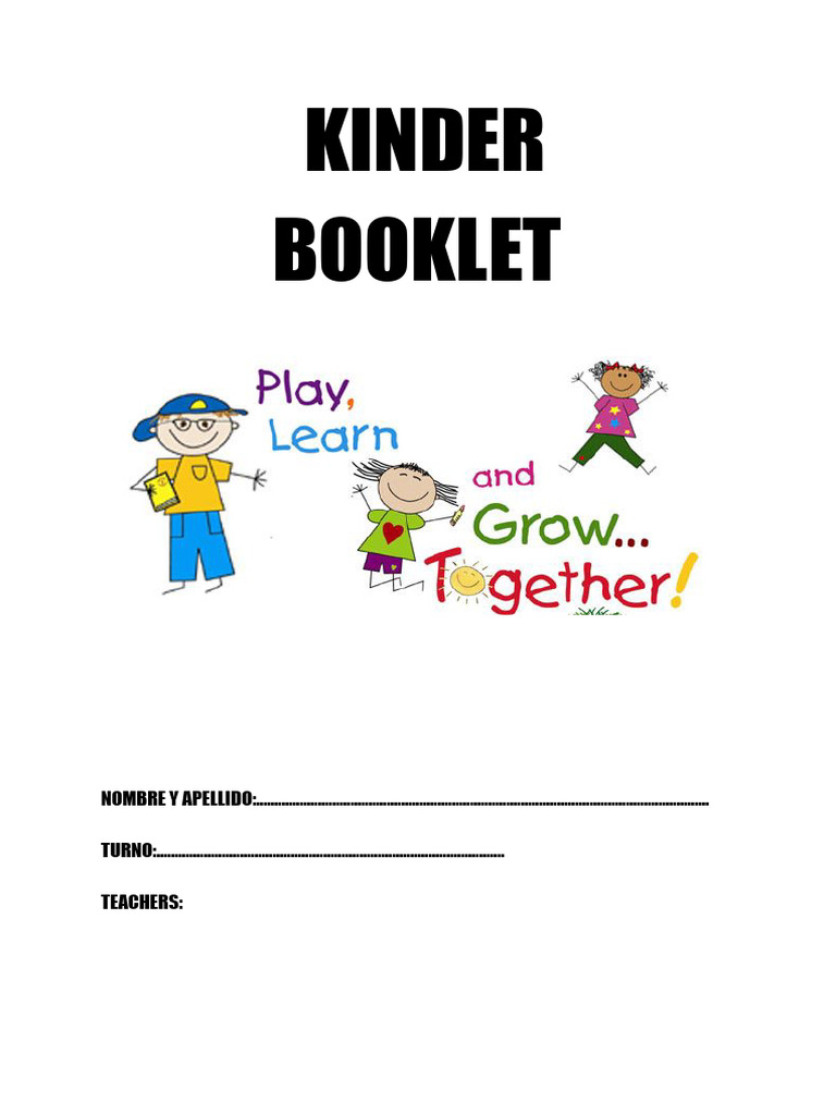 Kinder Booklet (1) - 220305 - 092637 | PDF