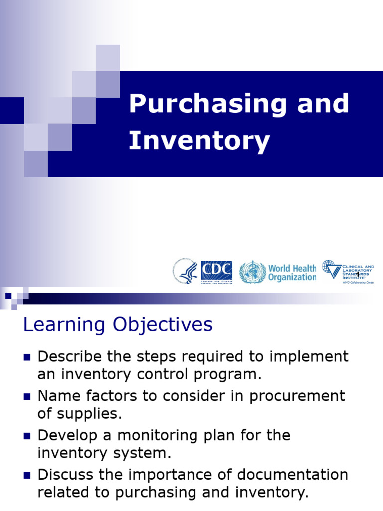 4 e Purchasing Inventory | PDF