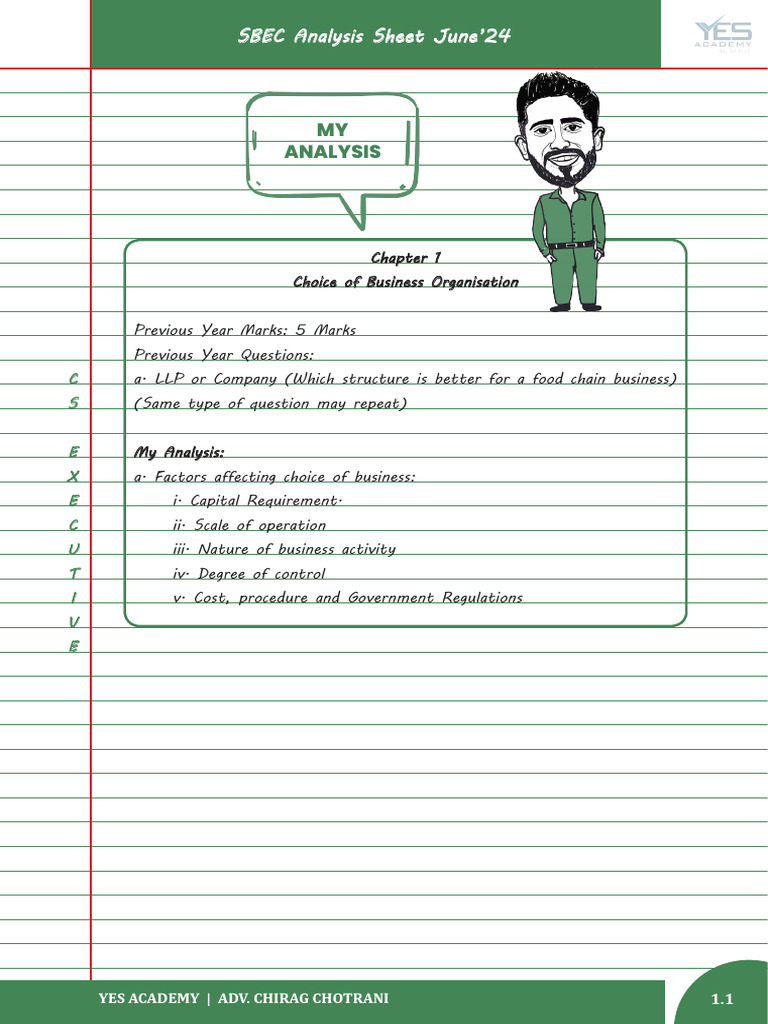 Analysis Sheet June24 SBEC | PDF